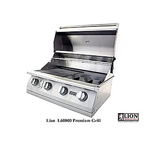 Lion 32″ 4-Burner Gas Grill – L60000 Liquid Propane