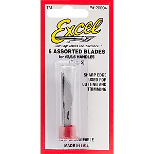 Excel Assorted Heavy Duty Blades (5 Pieces)