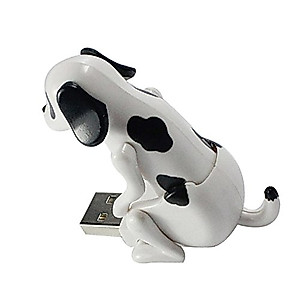 USB Humping Dog, Funny Cute USB Humping Spot Dog Christmas Toy Gift by TTnight(Black+White)