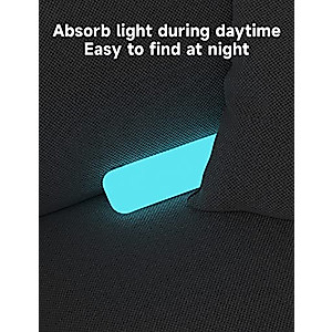 Remote Case for Roku Smart TV RC280 RC282 URC280J XRC280J Remote Control Universal Replacement Lightweight Silicone Case Cover Sleeve Skin with Lanyard for Roku TV Remote(Glow in Dark-Blue)