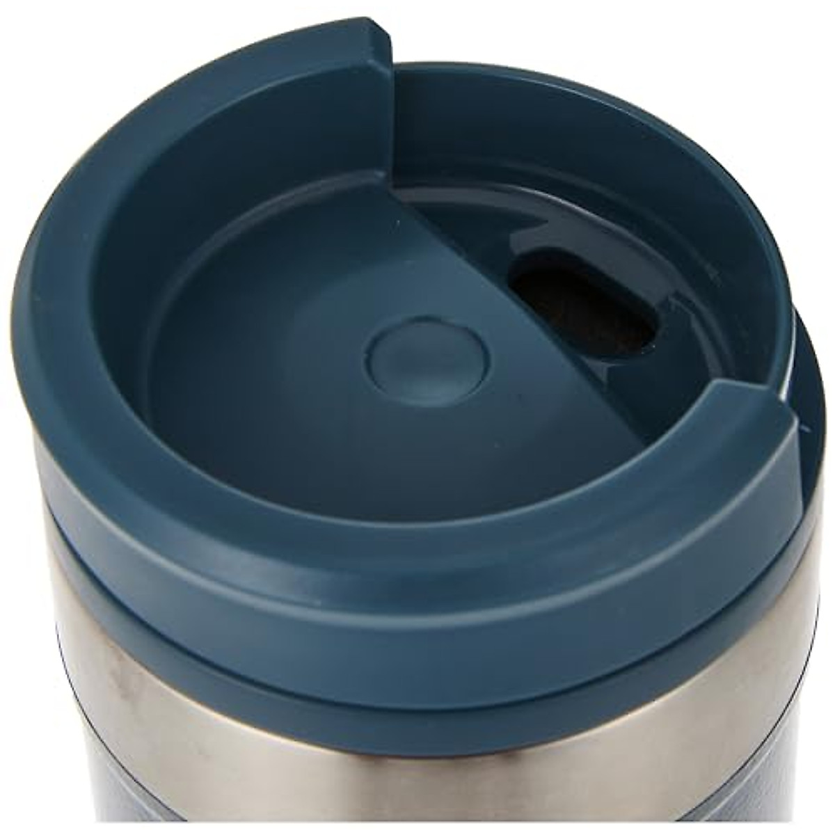 STANLEY NeverLeak Travel Mug .35L / 12OZ Hammertone Ice – Leakproof - Tumbler for Coffee, Tea & Water - BPA FREE - Stainless-Steel Thermo Cup - Rotating lid covers drink - Dishwasher Safe