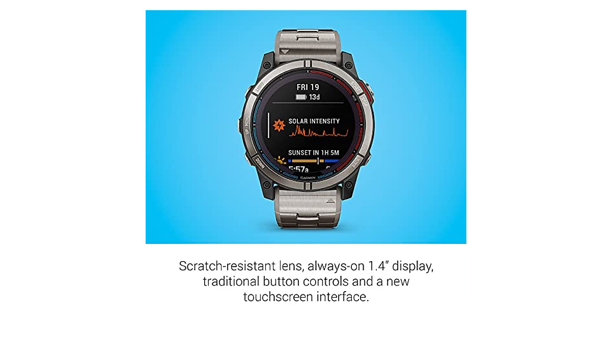 Garmin quatix® 7X Solar Edition Marine GPS Smartwatch for Navigation ...