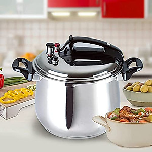 Bene Casa Stainless-Steel, 5.3-quart Pressure Cooker, 5-liter Capacity. Olla de Presion.