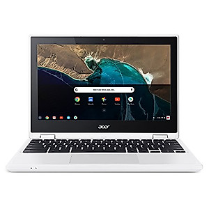 Acer Chromebook R 11 Convertible, 11.6-Inch HD Touch, Intel Celeron N3150, 4GB DDR3L, 32GB, CB5-132T-C1LK, Denim White