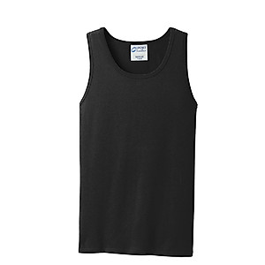 Port & Company Core Cotton Tank Top 4XL Jet Black