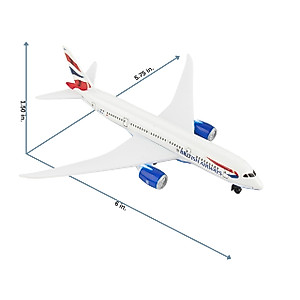 Daron Worldwide Trading British Airways 787 Single Plane Rt6005 Toy , White