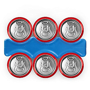 LotFancy Ice Packs for Coolers, 2PCS Contoured Freezer Packs for Breastmilk Bottle Storage, Lunch Box, Insulated Bags, Long Lasting Reusable Cool Packs for Beer Cans Soda, Camping Beach Picnic