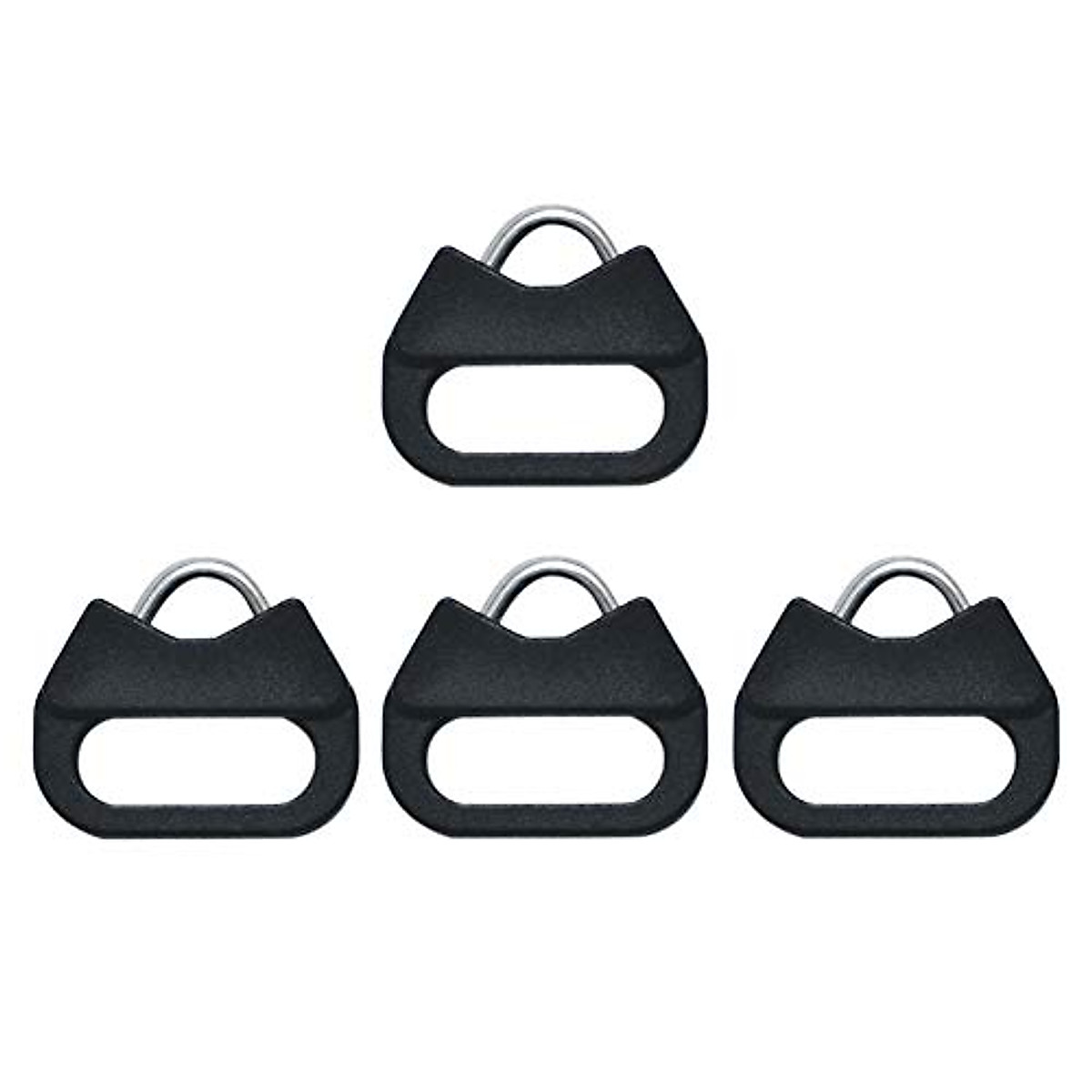 VKO Lug Ring Camera Strap Triangle Split Ring Hook Plastic Cap Compatible with All Brand D-SLR Rangefinder Mirrorless Camera W/Round Eyelet(2 Pair)