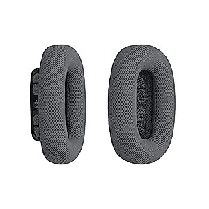 kwmobile Replacement Ear Pads Compatible with Apple AirPods Max - Earpads Set for Headphones - Dark Grey