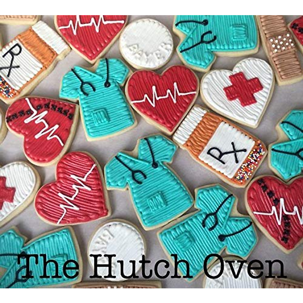 Nurse/Nursing Cookie Cutter 9 Piece Set from The Cookie Cutter Shop – Tin Plated Steel Cookie Cutters