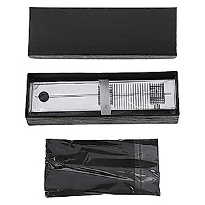sdroceRyaM Turntable Phonograph LP Phono Cartridge Stylus Alignment Protractor Adjustment Tool - Mirrored Surface for Precision