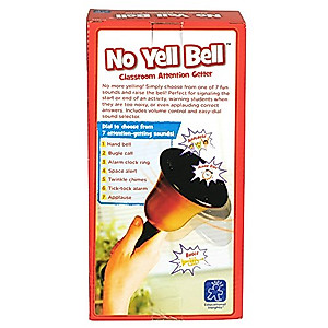Educational Insights No Yell Bell Classroom Attention Getter - School Bell for Classroom Management, Teacher Must Haves, Classroom and Teacher Supplies, Gifts for Teachers