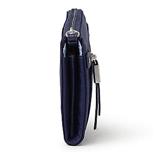 Baggallini womens Zip Around Travel Accessory Travel Wallet, Navy, One Size US
