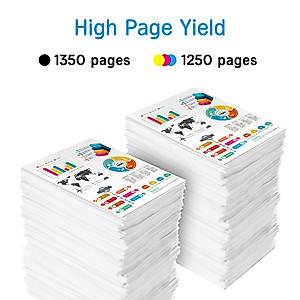 206A Toner Cartridge 4 Pack with Chip, Compatible Toner Cartridge Replacement for HP 206A 206X Toner Cartridge Set Compatible with Color Laserjet Pro MFP M283fdw, MFP M283cdw, M255dw M282nw Printer