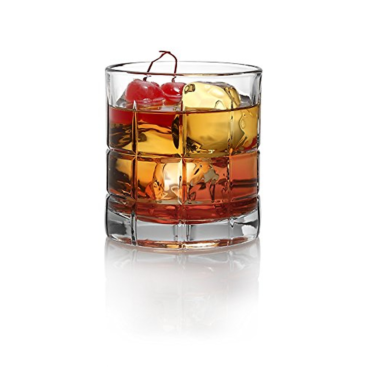 Anchor Hocking Manchester Rocks Old Fashioned Whiskey Glasses, 10.5 oz (Set of 12) -