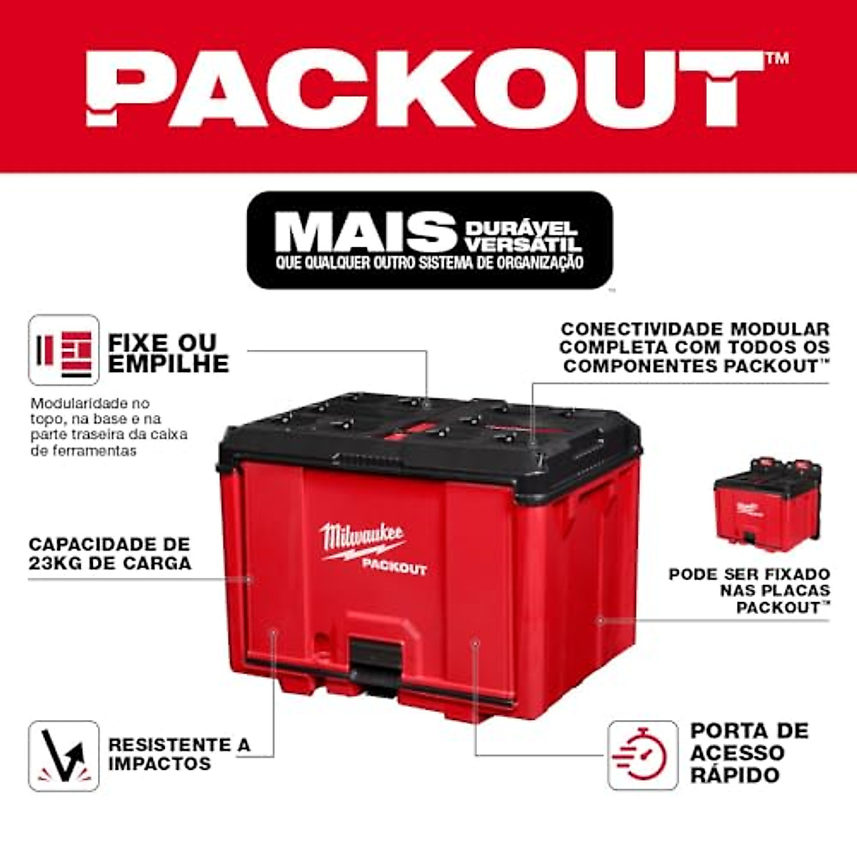 Milwaukee Cabinet PACKOUT 20OZ 48-22-8445