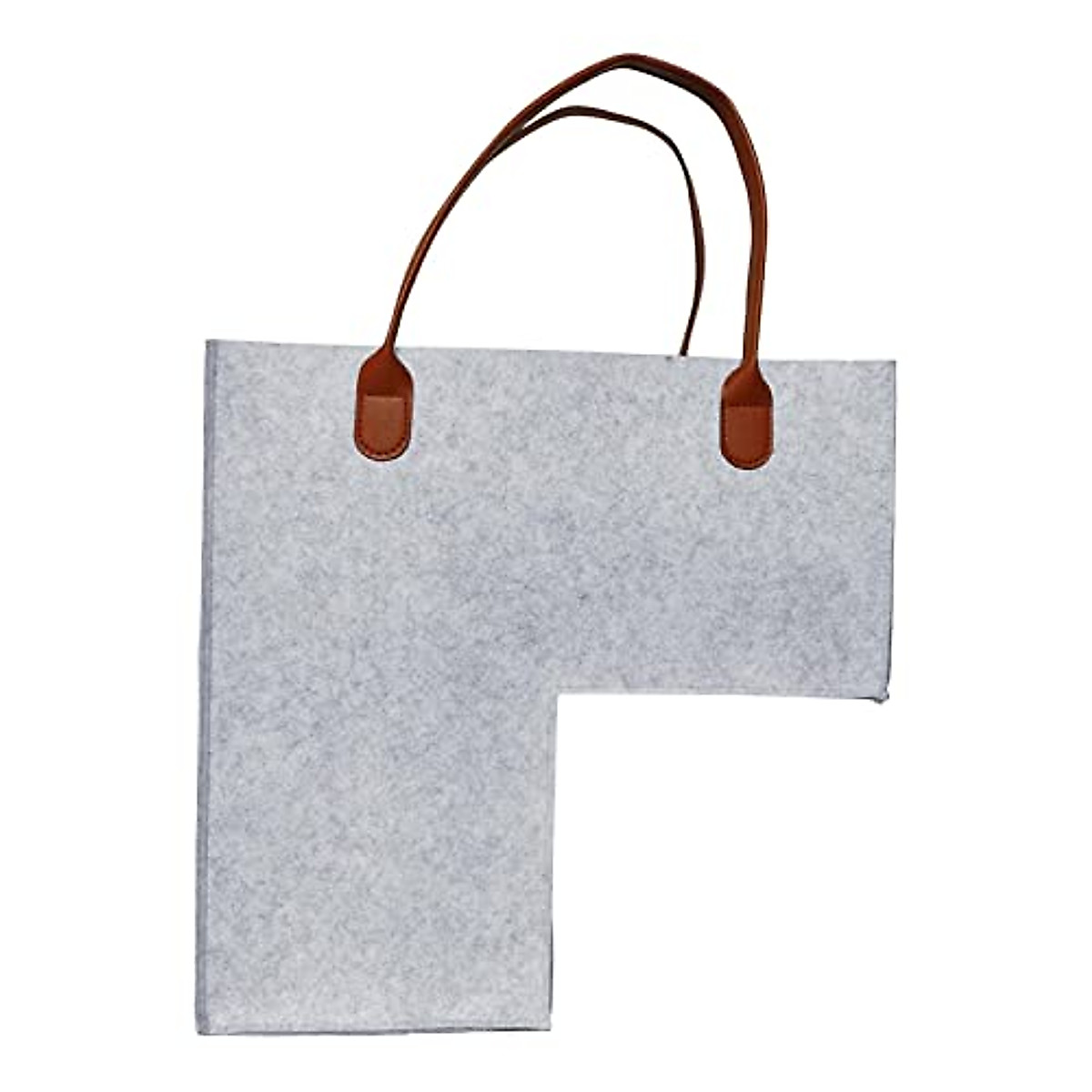 2Pieces Stair Organizer Basket Felt for Wooden Staircase, Black and Gray, as described