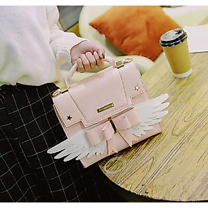 GK-O Card captor Kinomoto Sakura Wings Kawaii Japanese Lolita Girls Shoulder Bag Handbag