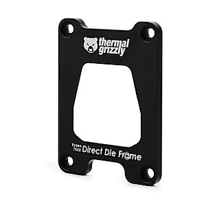 Thermal Grizzly - Direct Die Frame Ryzen 7000 - for Mounting Ryzen 7000 CPUs without The Integrated Heatspreader - Siginficantly Lowers Operating Temperatures