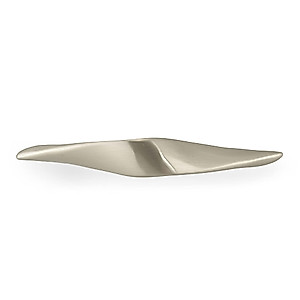 Richelieu Hardware BP255996195 Niagara Collection 3 3/4-inch (96 mm) Center-to-Center Brushed Nickel Modern Cabinet and Drawer Pull Handle for Kitchen, Bathroom, and Furniture