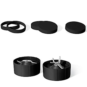 Beautiful Personal Blender, 12 Piece Set by Drew Barrymore (Black Sesame)