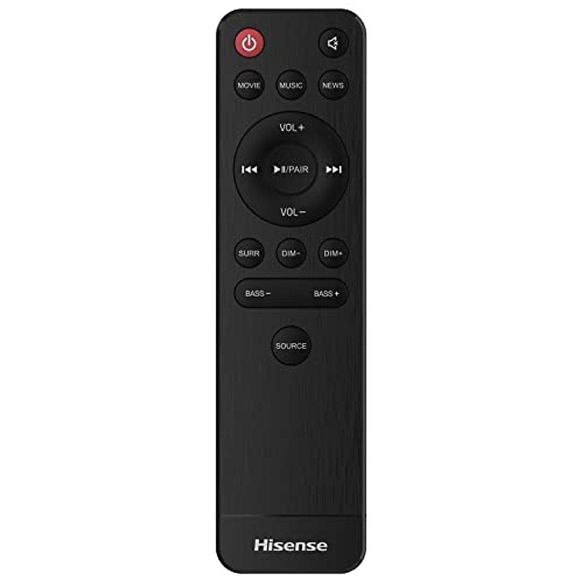 Hisense HS214 2.1ch Sound Bar with Built-in Subwoofer, 108W, All-in-one Compact Design with Wireless Bluetooth, Powered by Dolby Audio, Roku TV Ready, HDMI ARC/Optical/AUX/USB, 3 EQ Modes,Black
