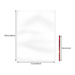 100PCS Cellophane Bags 6x8 inches, Clear Treat Bags with 4’’ Twist Ties, Plastic Cello Bags - 1.4 mils Thick OPP Rice Crispy Bags for Gift Goodie Favor Candy Cake Pop Birthday Party Cookies (6’’ x