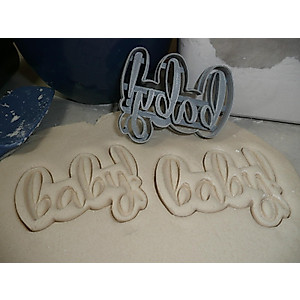 BABY WORD SHOWER GENDER REVEAL PARTY ANNOUNCEMENT DETAILED COOKIE CUTTER MADE IN USA PR2523