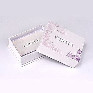 VONALA Amethyst Ring 925 Sterling Silver Amethyst Rings for Women Adjustable Purple Rings Amethyst Jewelry Gift for Women Birthday Size 6-8