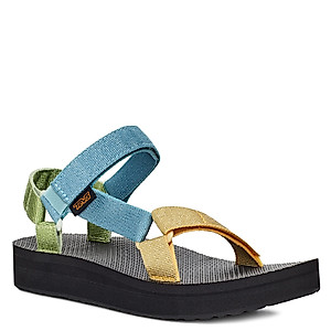 Teva Women's Midform Universal Sandal, Metallic Blue Multi, 7