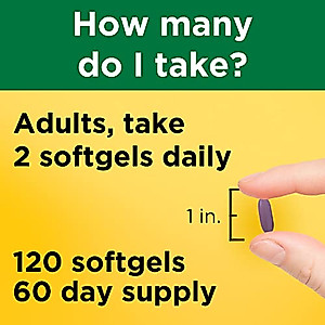 Nature Made Magnesium Citrate 250 mg per serving, Dietary Supplement for Muscle, Nerve, Bone and Heart Support, 120 Softgels, 60 Day Supply