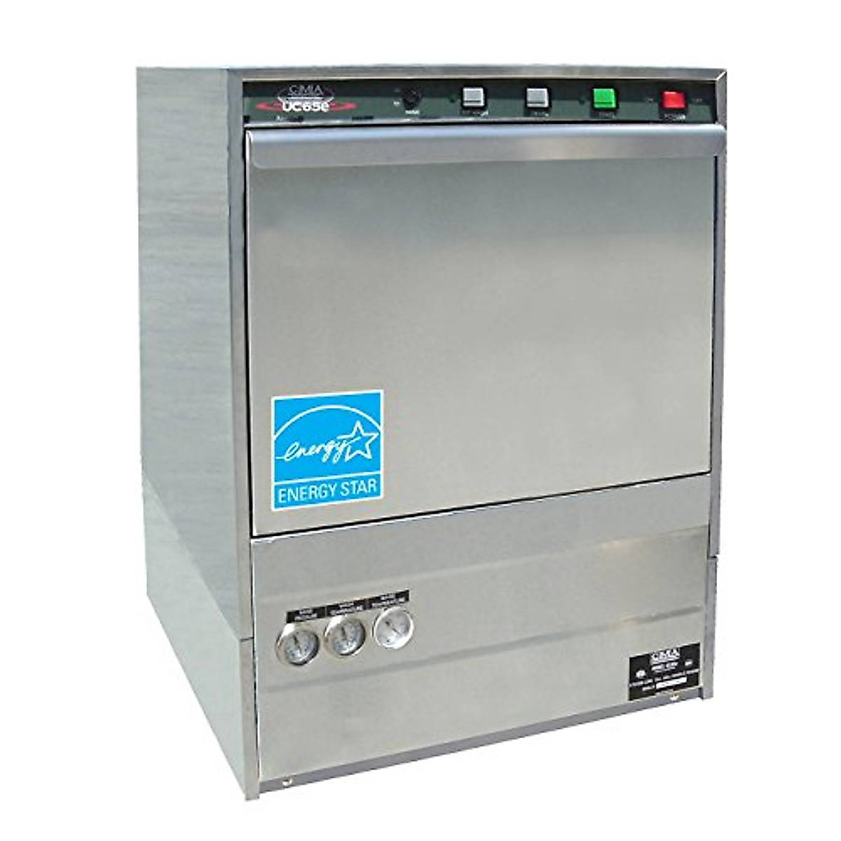 CMA UC65E High Temp 14-1/2" Opening Undercounter Dishwasher | 30 Racks/Hr