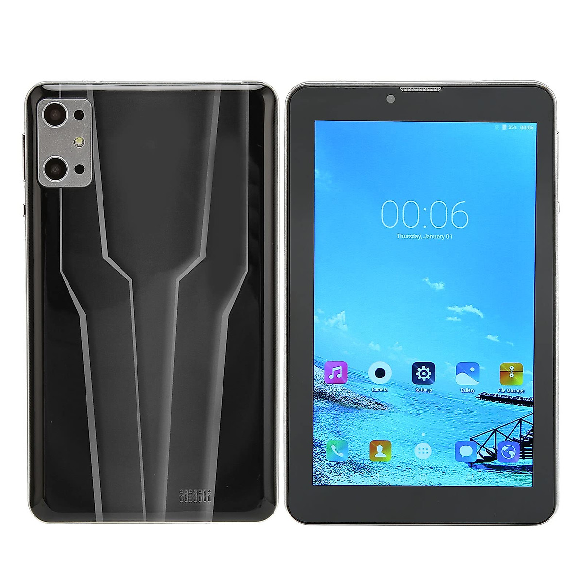 Tablet PC, 7 Inch Tablet. US Plug 100240V 1960x1080 IPS for Study (Black)