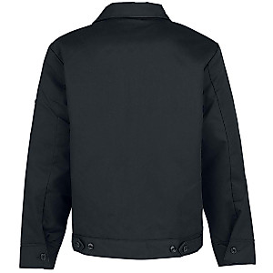 Dickies mens Eisenhower Front-zip athletic insulated jackets, Black, XX-Large US