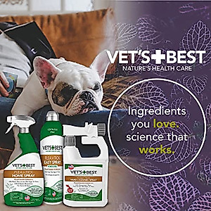 Vet's Best Flea and Tick Home Spray - Dog Flea and Tick Treatment for Home - Plant-Based Formula - Certified Natural Oils - 14 oz
