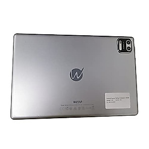 Tablet 10 inch Android Tablets丨WeTap Android 12 Tablet, 3GB RAM 64GB ROM, 2MP+8MP Camera, 1280x800 IPS Google Tablets, Quad-Core Processor Tablets, Wi-Fi Bluetooth 5000mAh Long Lasting Battery Silver