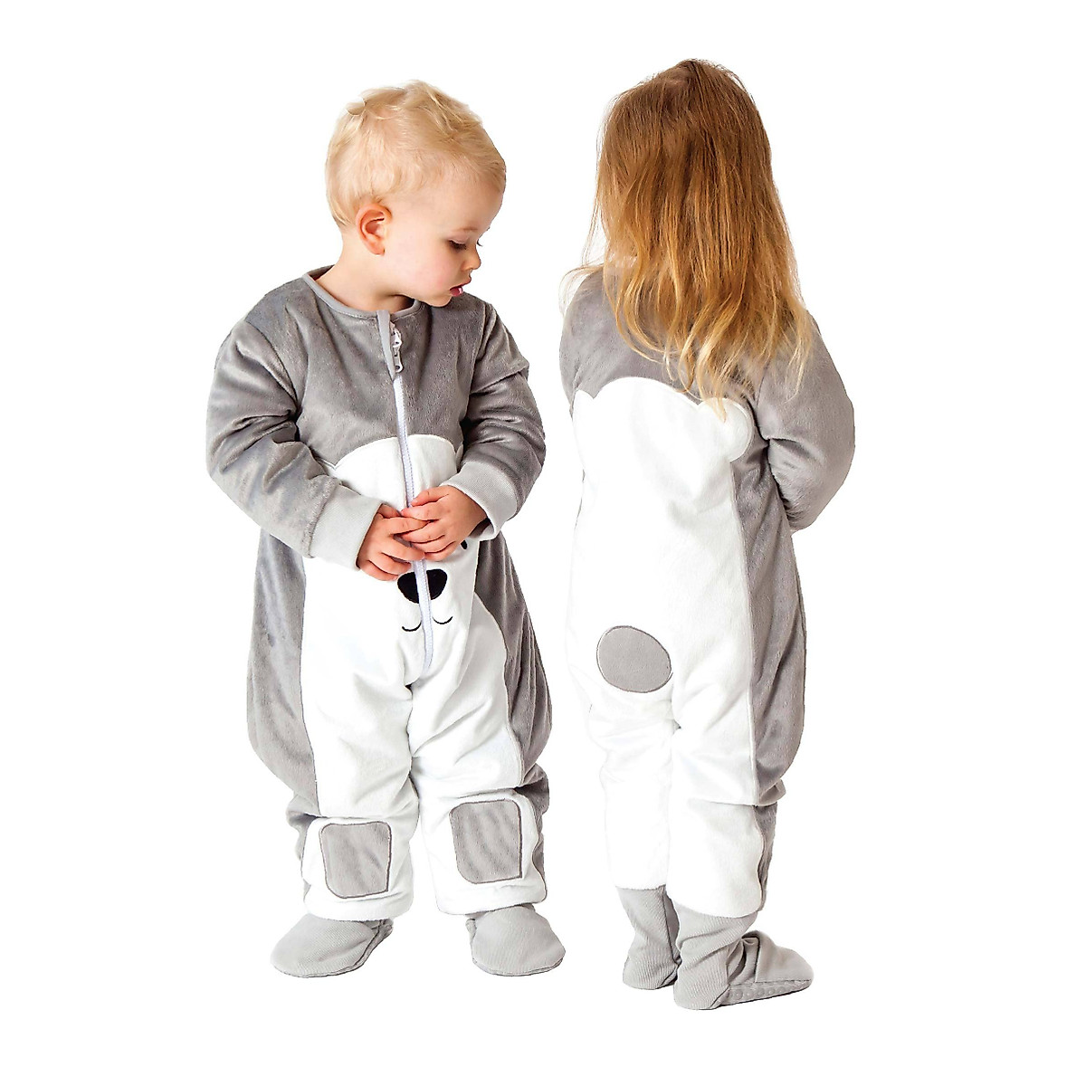 babystudio Premium Sleep Sack with Feet (POLAR BEAR, 0-6 Months) (Polar Bear, Medium (6-18M))