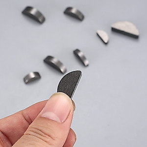 Woodruff Key Assortment Kit, 80pcs Metric Woodruff Keys, Half Moon Keys, Half Moon Semicircle Bond Key Hardware Keyway Set, Shaft Crank Key for Fasteners Mechanical Industry Crankshaft