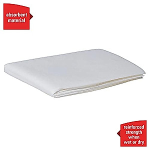 WypAll 35010 X60 Shower Towels, 22 1/2 x 39, White, 100 per Box (Case of 3 Boxes)