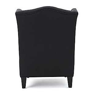 Christopher Knight Home Toddman High-Back Fabric Club Chair, Dark Charcoal Dimensions: 27.25”D x 33.75”W x 38.50”H
