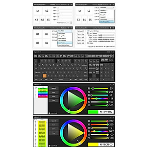 HFSECURITY DIY NONO OSU Keypad Gaming Keyboard Rhythm Games Keypad Hot Swap Programming with Software for V4 PC Android, 5 Key Keyboard USB 2.0 RGB Backlit, Cherry Mechanical Keyboard with Light