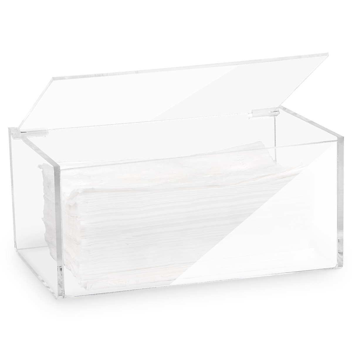 Acrylic Laundry Dryer Sheet Holder Blank Clear Dryer Sheet Dispenser Dryer Sheet Container for Home Laundry Room Organization Acrylic Box with Lid Laundry Softener Dispenser Laundry Room Decorations