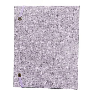 Picture Album, Wear Resistant Fashionable 208 Album Fine Workmanship for Gift (Purple)