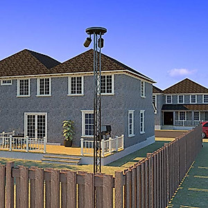 Pylex 10736 Clothesline Post, Black