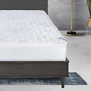 Greaton 8 1/2 inch Medium Firm Double Side Mattresses with Utmost Comfort, Both Sides Usable, Helps to Maintain Proper Body Posture, Full XL, Beige