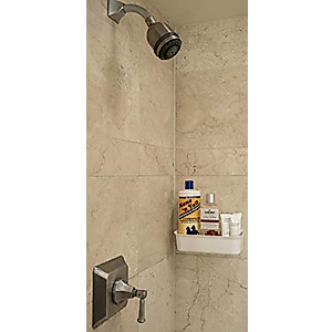 LINDSAYIT Suction Cup Shower Caddy Shelf Rectangle