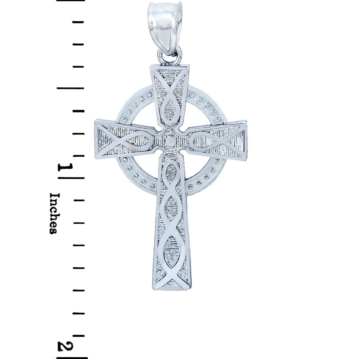 925 Sterling Silver Trinity Cross Pendant