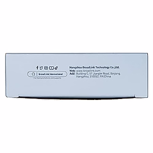 BroadLink RM4 pro (2.4 GHz Wi-Fi Only) IR & RF Universal Remote, All in One Hub Code Learning Wi-Fi Remote Control for TV Air Conditioner, Curtain Motor, Works with Alexa, Google Home, IFTTT