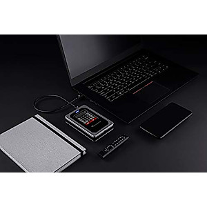 DataLocker 1TB SSD External Hard Drive for Mac, Windows, & Linux - Portable SSD Hard Drive with Password Protected Hardware Encrypted SSD, Touchscreen, TAA Compliant, & IP64 Dust/Water, USB-C/USB-A