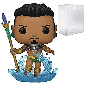 POP Marvel: Black Panther: Wakanda Forever - Namor The Sub-Mariner Funko Vinyl Figure (Bundled with Compatible Box Protector Case), Multicolored, 3.75 inches